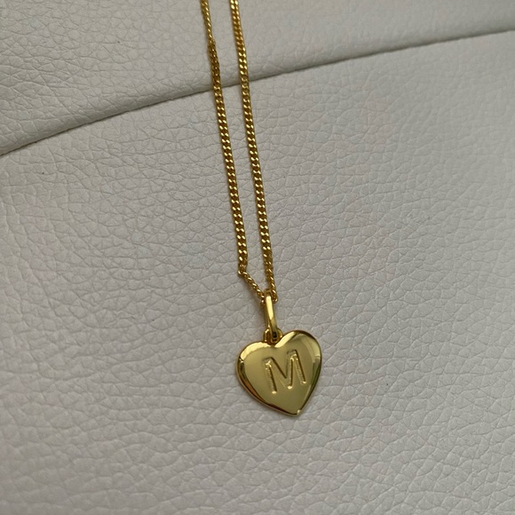 Jewelry | Gold Initial Letter M Necklace | Poshmark